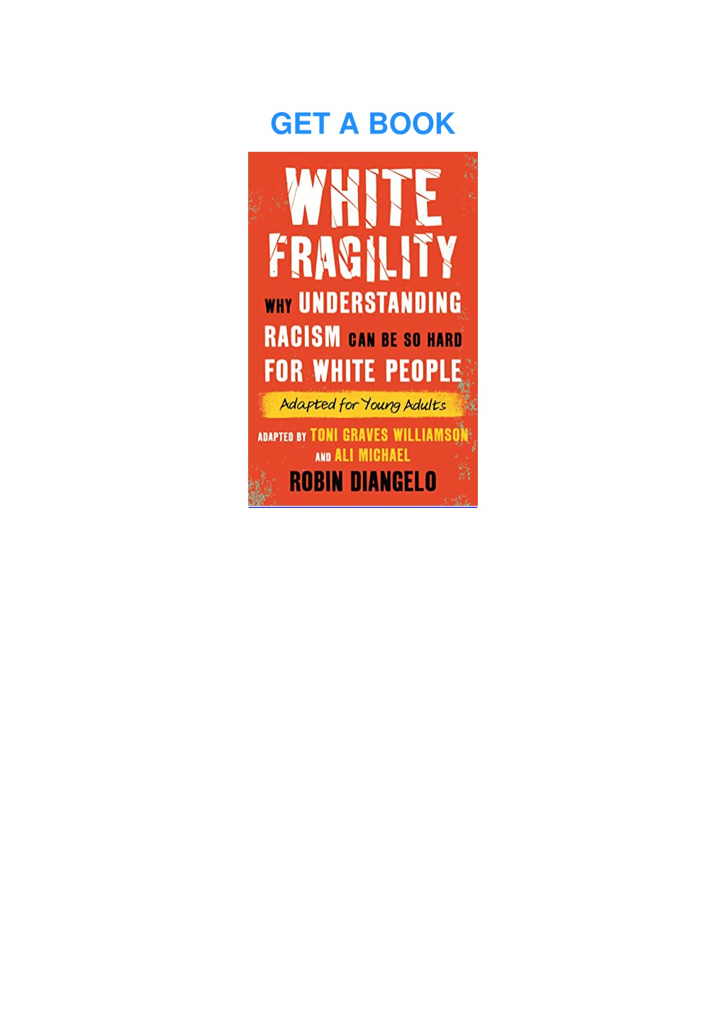 PPT - PDF/BOOK White Fragility (Adapted for Young Adults): Why ...