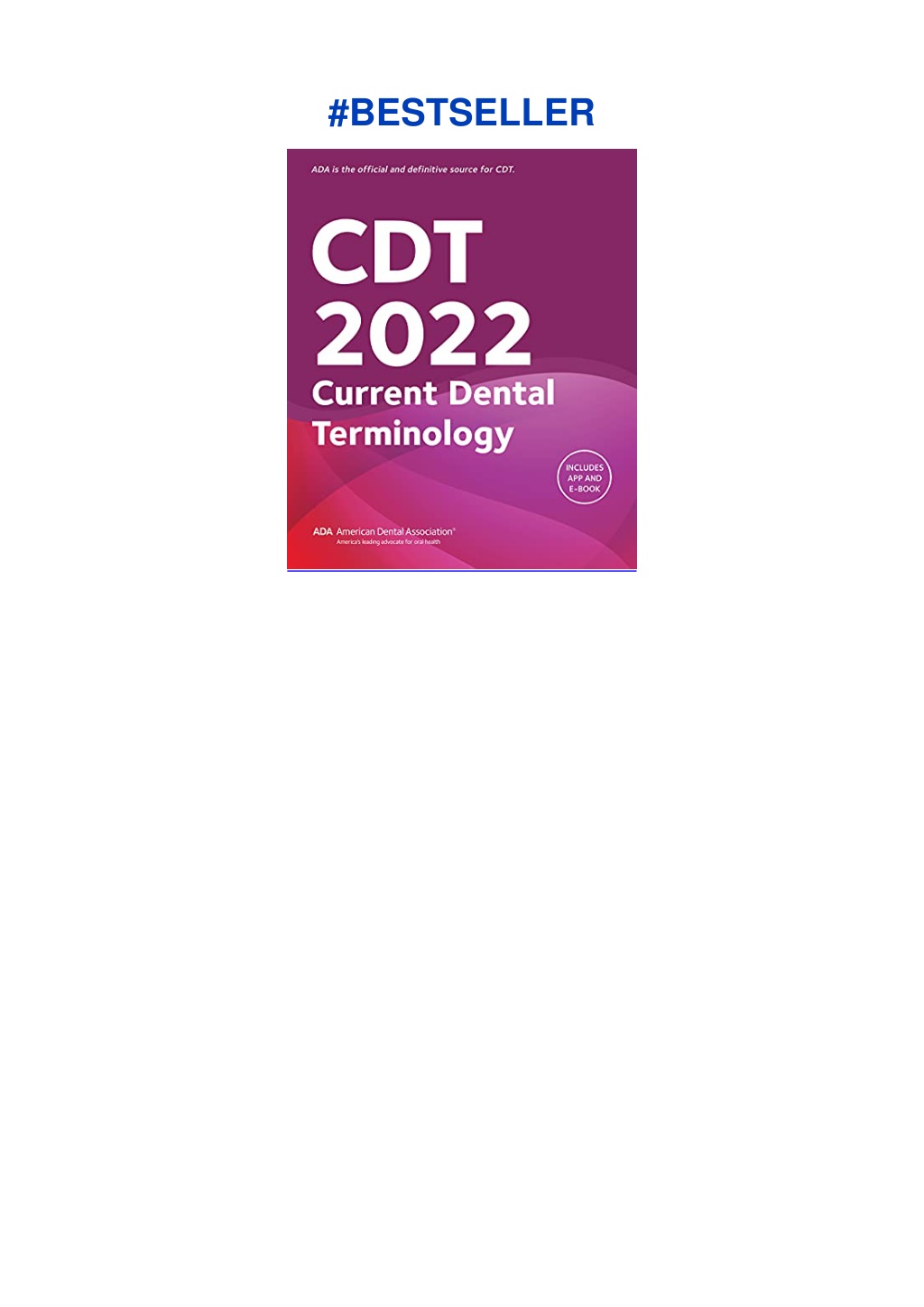 PPT - ‹download› book [pdf] CDT 2022: Current Dental Terminology Book and App PowerPoint ...