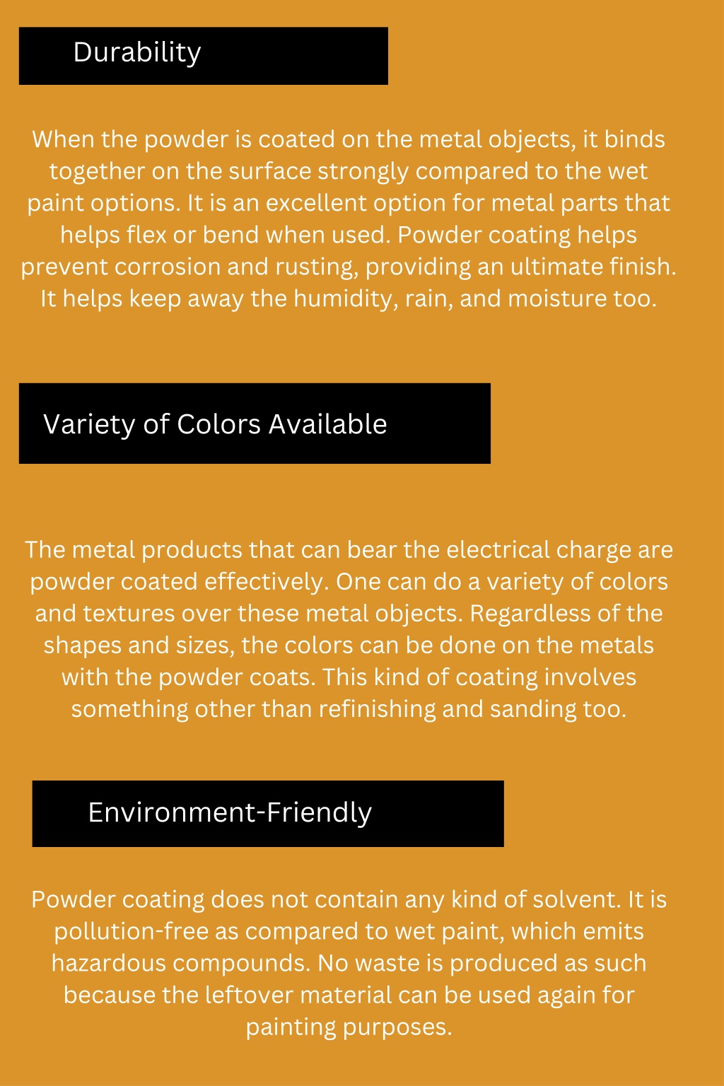 PPT - What are the Advantages of Powder Coating for Metal Fabrication ...