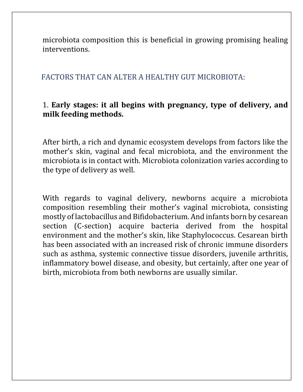 PPT - The importance of having a healthy gut microbiota and how to ...