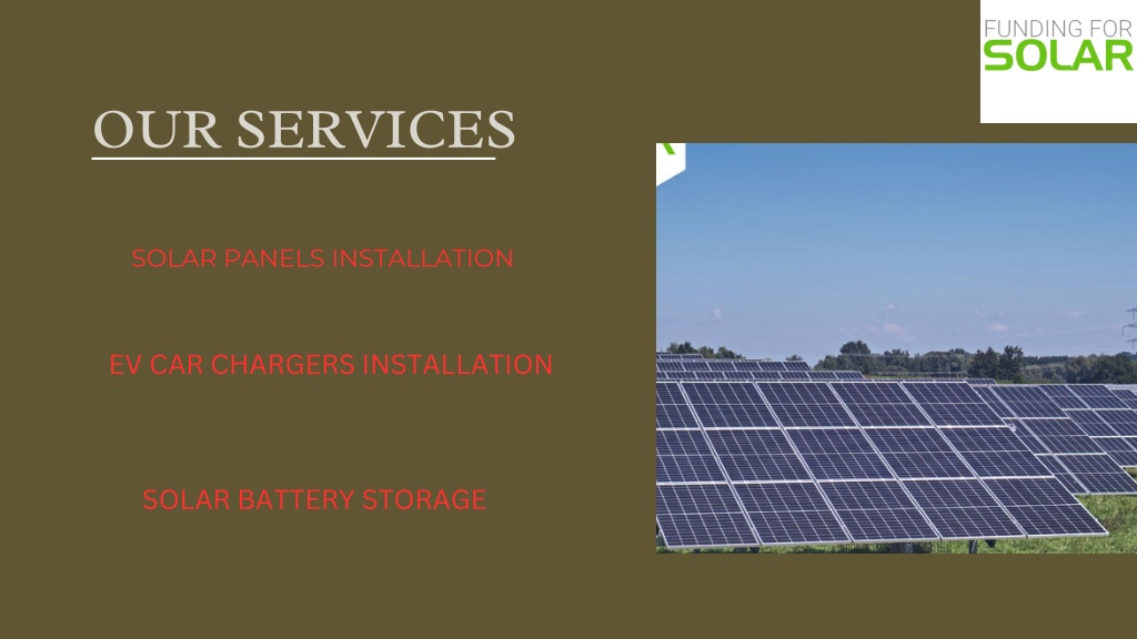 PPT - Solar Panel Installation service | FUNDING FOR SOLAR PowerPoint Presentation - ID:11991501