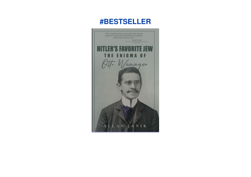 PPT - [EBOOK] DOWNLOAD Hitler's Favorite Jew: The Enigma of Otto ...