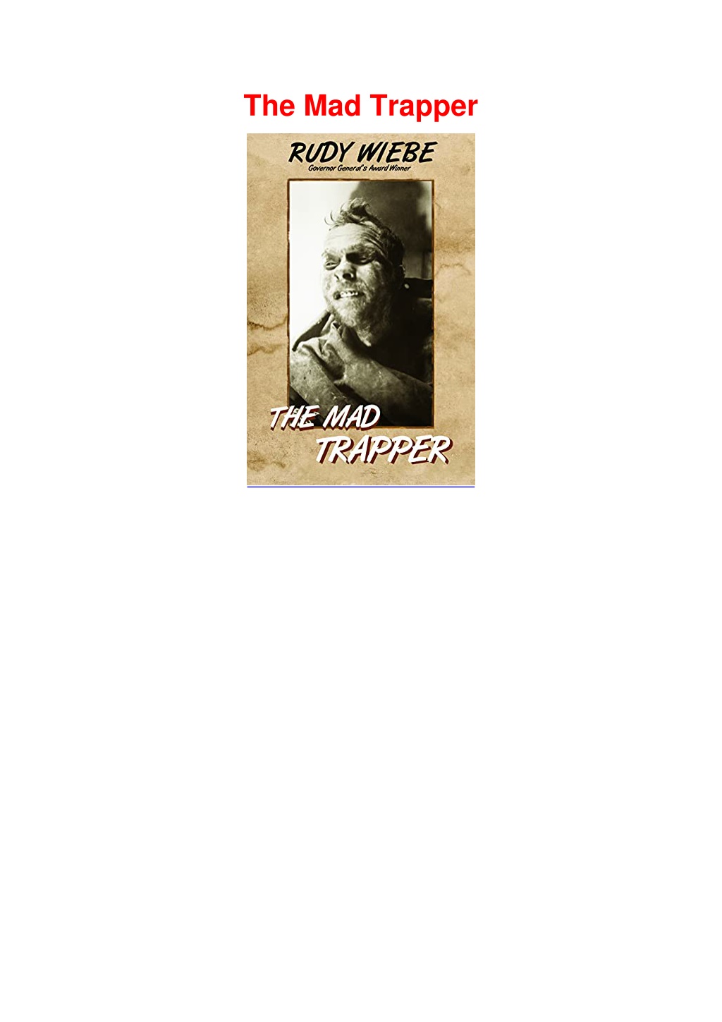 PPT - DOWNLOAD/PDF The Mad Trapper PowerPoint Presentation, free ...
