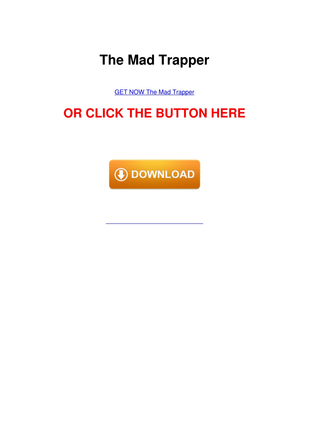 PPT - DOWNLOAD/PDF The Mad Trapper PowerPoint Presentation, free ...