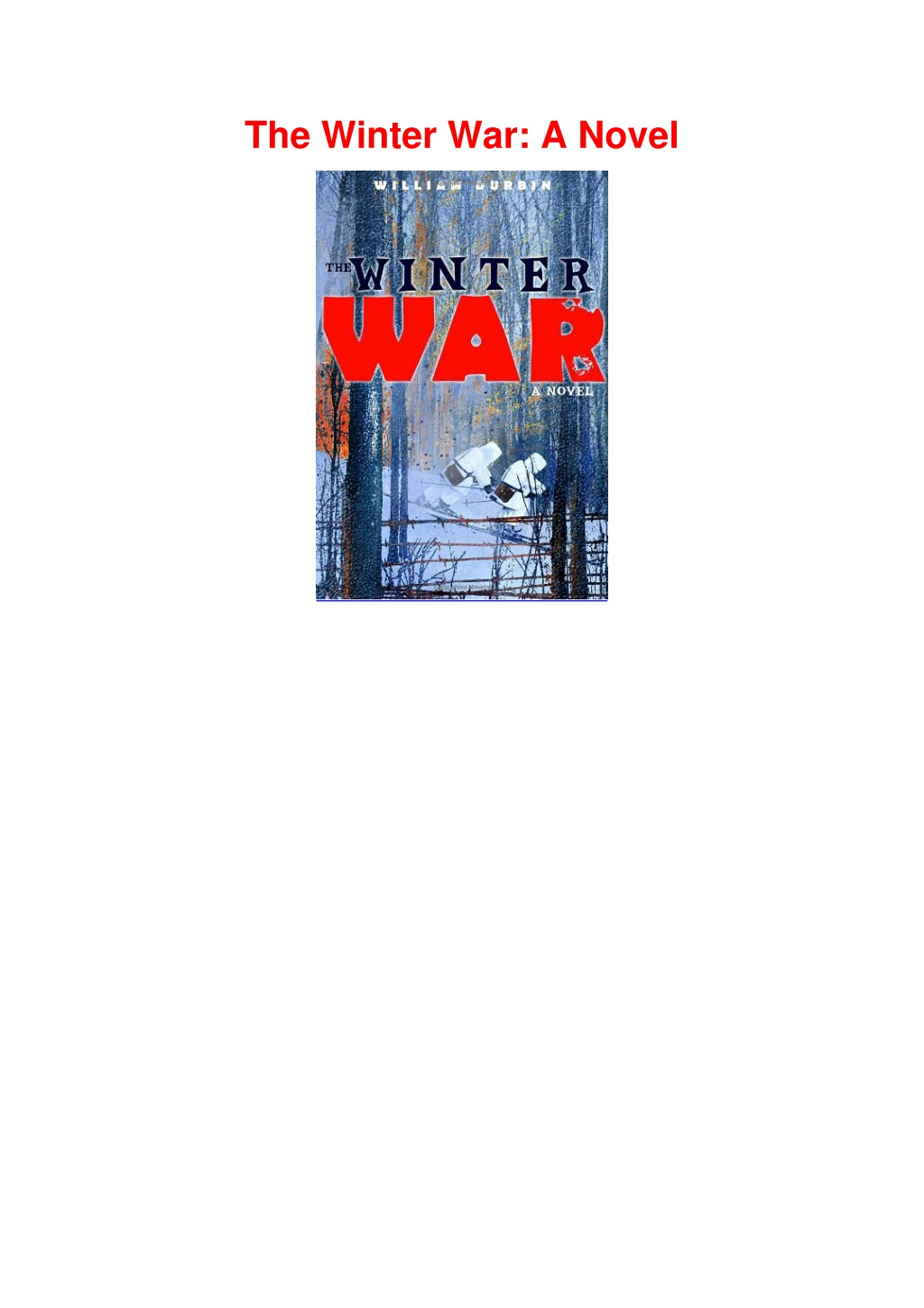 PPT - PDF/BOOK The Winter War: A Novel PowerPoint Presentation, free ...