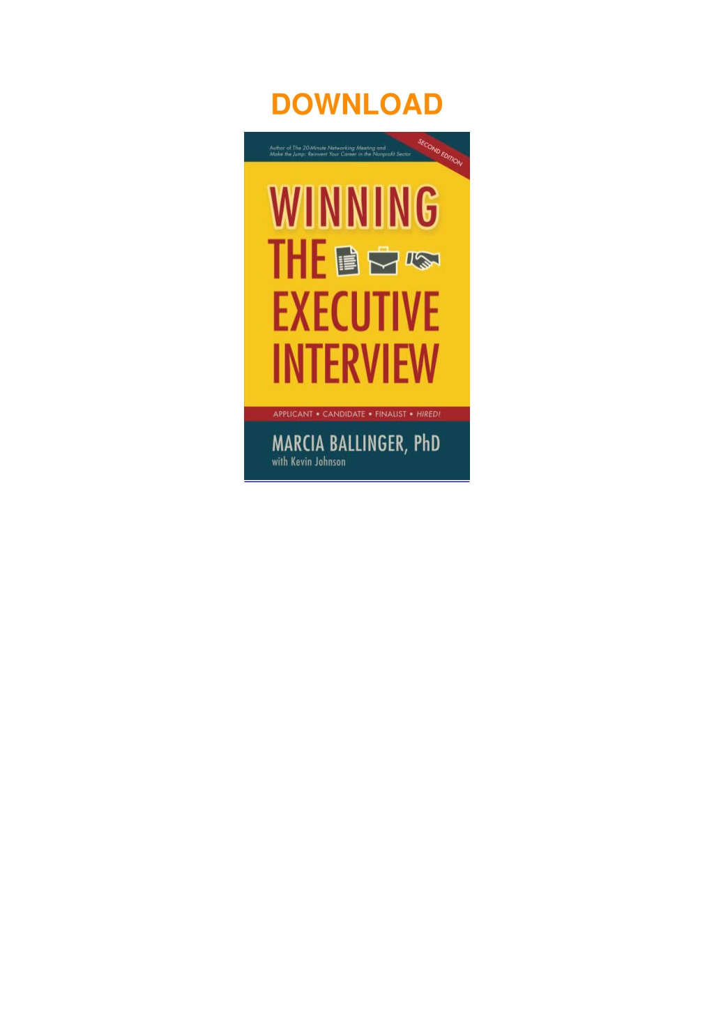 PPT - $PDF$/READ/DOWNLOAD Winning the Executive Interview PowerPoint ...