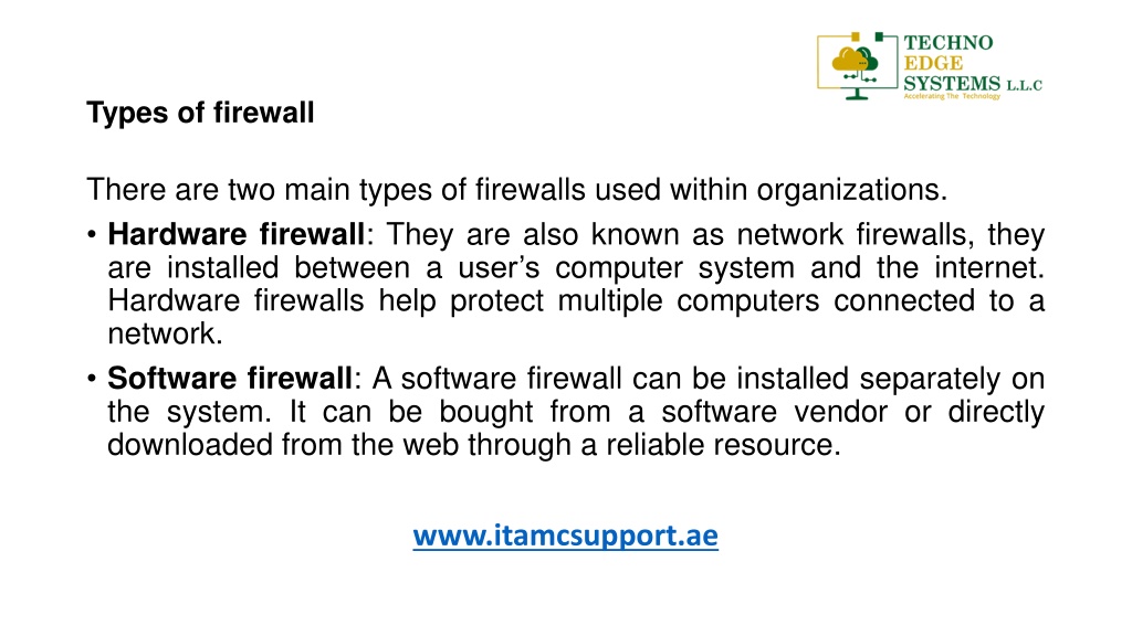 PPT - What Makes Firewalls So Important to Businesses Today Various ...