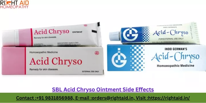 PPT - SBL Acid Chryso Ointment Side Effects PowerPoint Presentation ...
