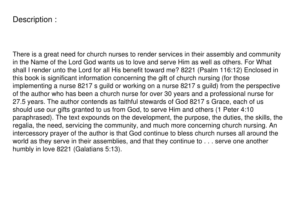 PPT - [EBOOK] DOWNLOAD Church Nurse PowerPoint Presentation, free ...