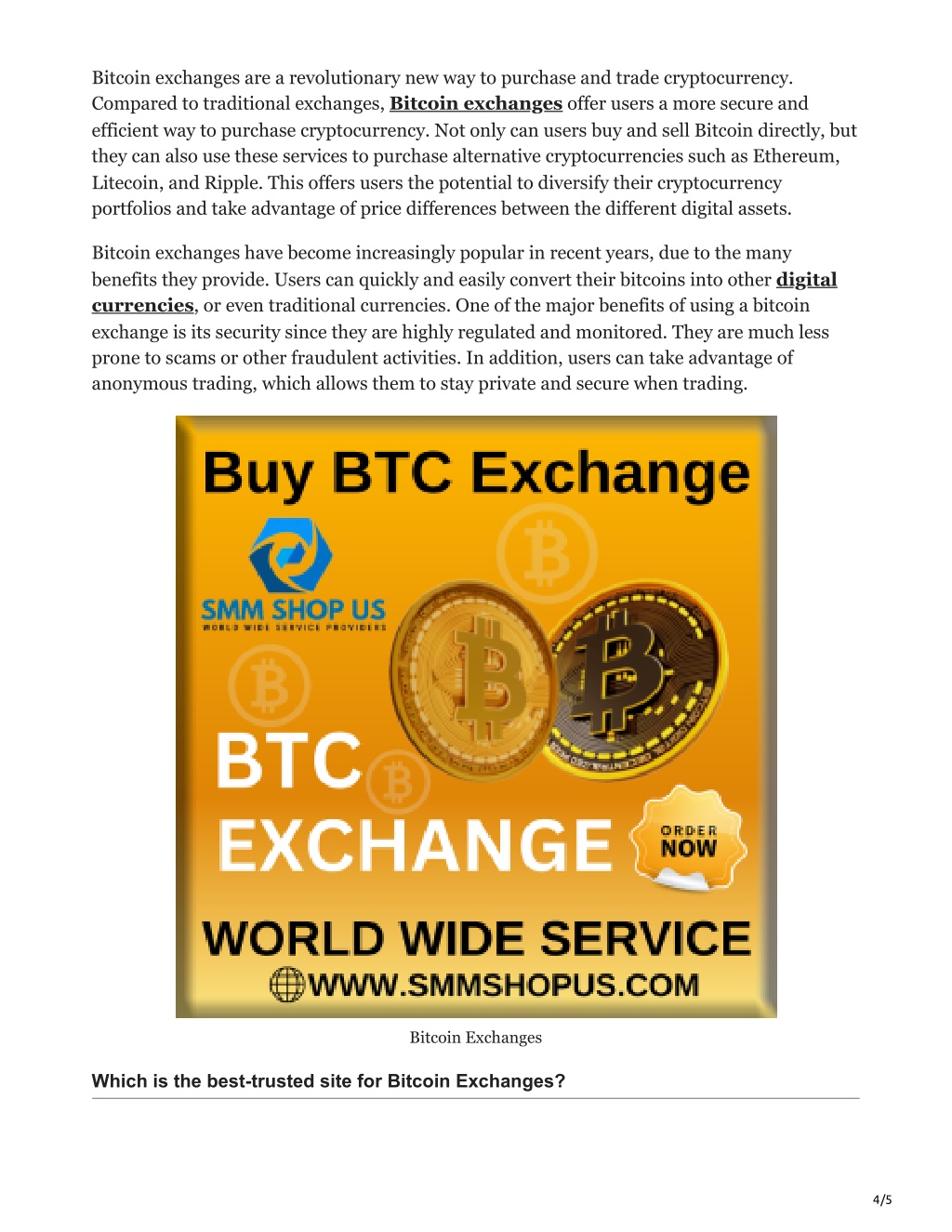 PPT - Bitcoin Exchanges USDBTC PowerPoint Presentation, free download ...