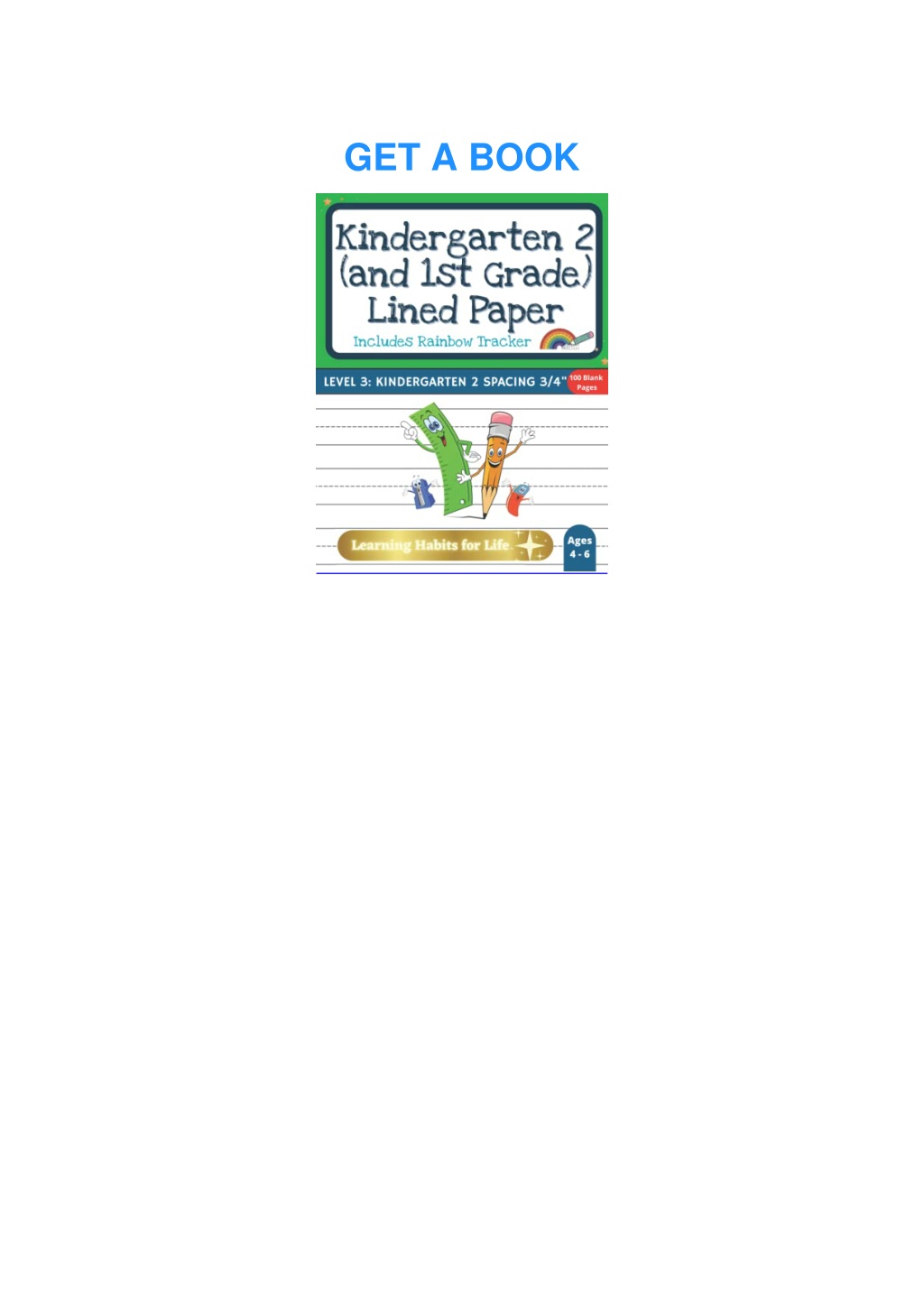 PPT - _PDF_ Kindergarten 2 (and 1st Grade) Lined Paper : Level 3 ...