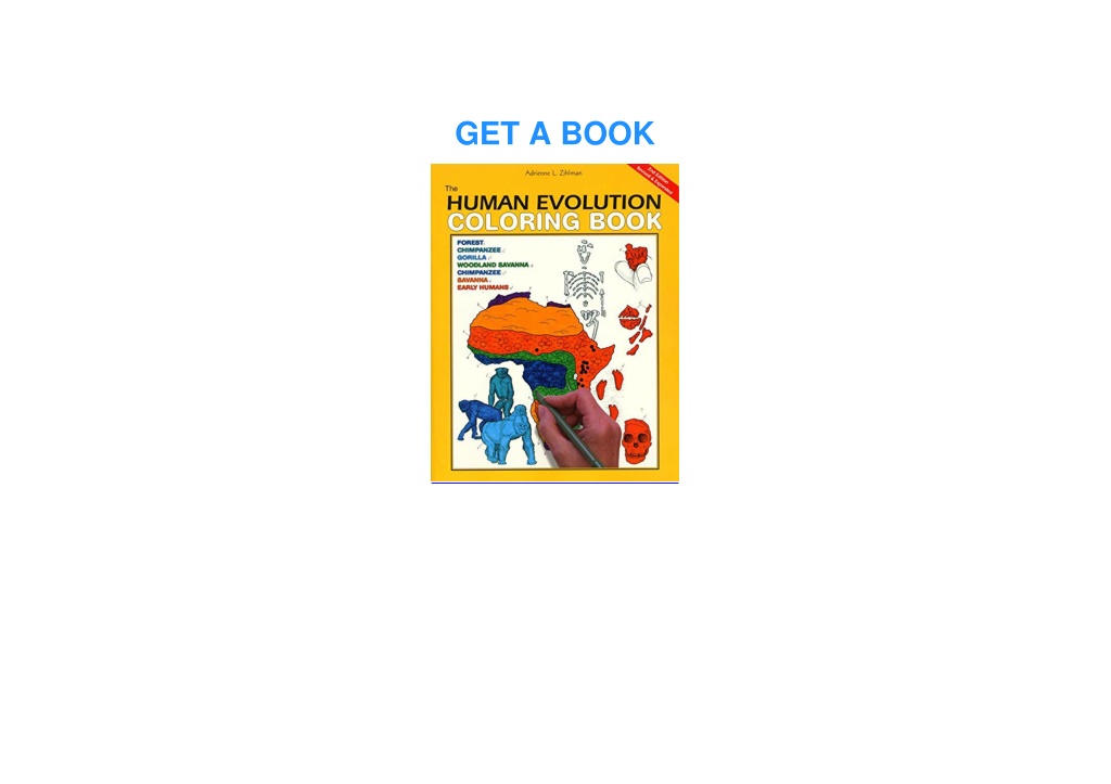 PPT - PDF The Human Evolution Coloring Book kindle PowerPoint ...