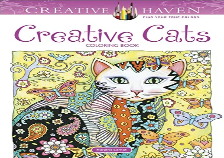 PPT - download Creative Haven Creative Cats Coloring Book (Adult ...