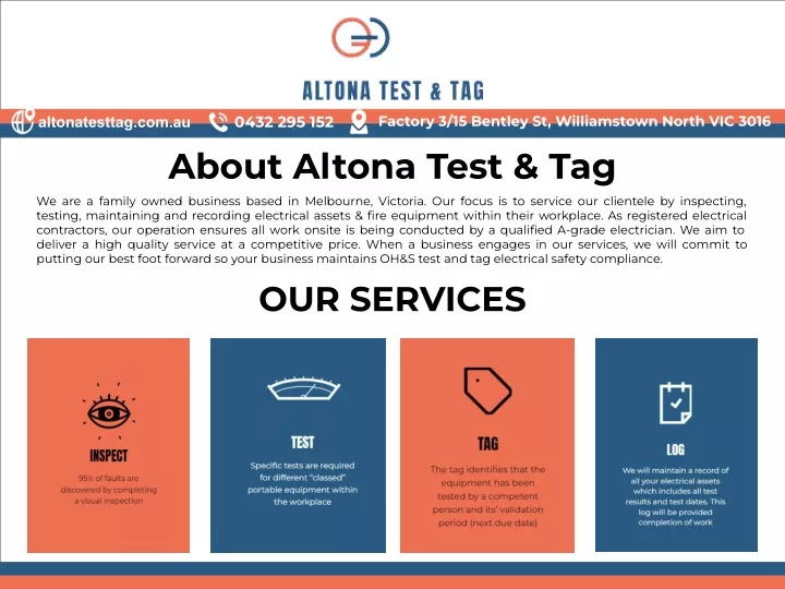 PPT - Altona Test & Tag | Testing and Tagging, Melbourne PowerPoint ...