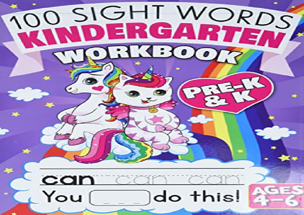 PPT - DOWNLOAD️ BOOK (PDF) 100 Sight Words Kindergarten Workbook Ages 4 ...