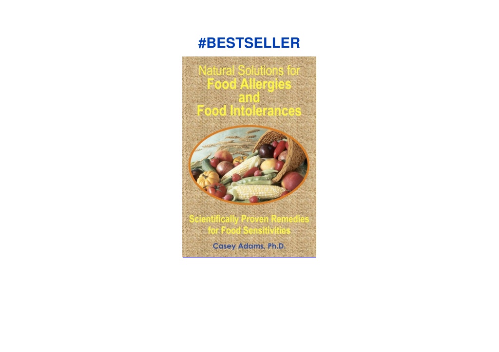 PPT - ‹download› book (pdf) Natural Solutions for Food Allergies and ...