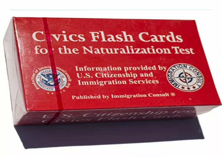 PPT - (pdf)full ‹download› US Citizenship test civics flash cards for ...