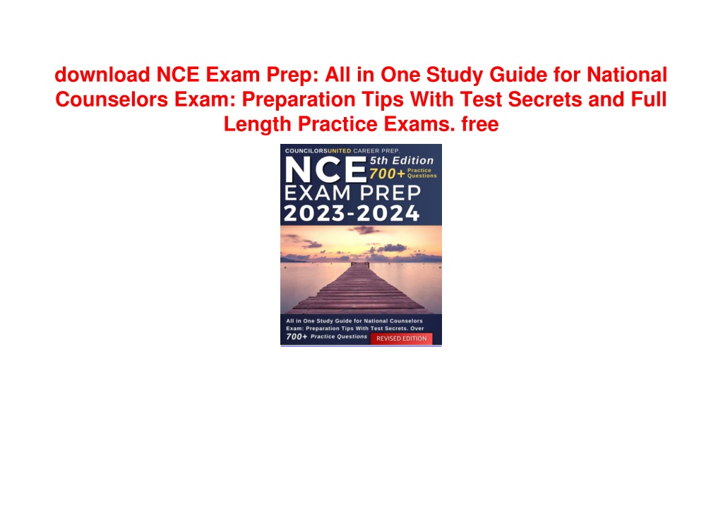 PPT - download NCE Exam Prep: All in One Study Guide for National ...