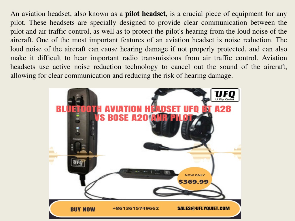 PPT - Flying High with the Best Top-Rated Aviation Headsets for a ...