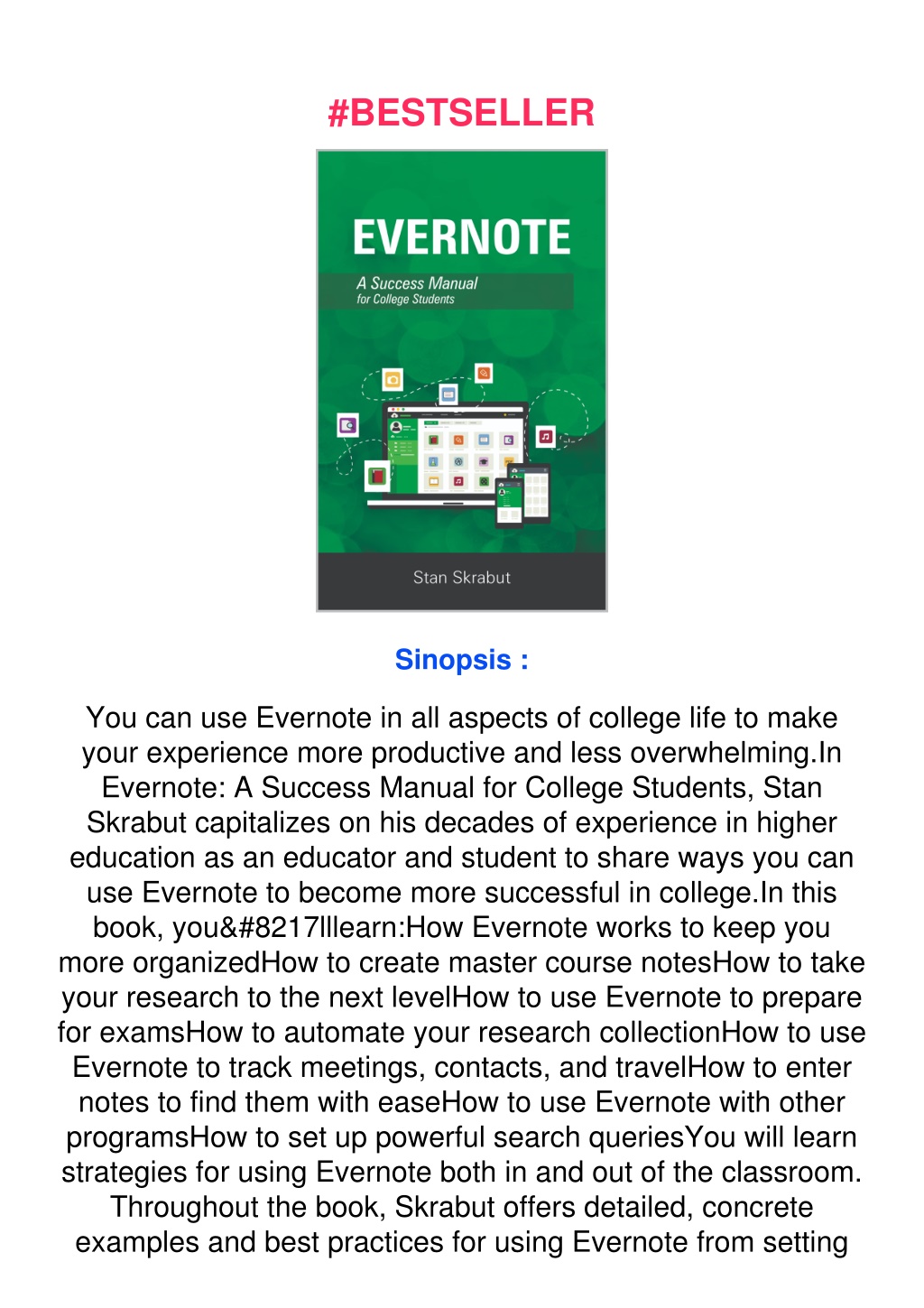 PPT - free pdf Evernote: A Success Manual for College Students ...