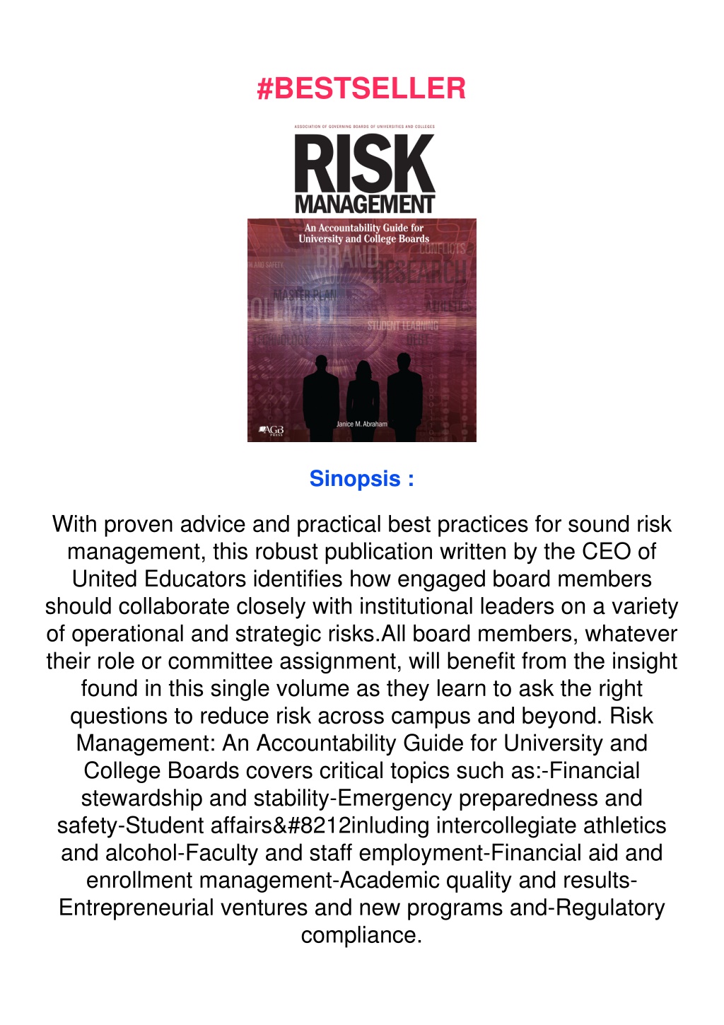 PPT - get [pdf] Risk Management: An Accountability Guide for University ...
