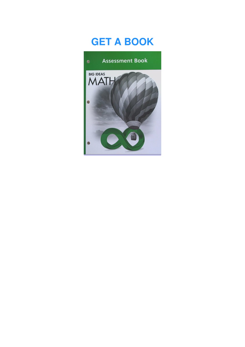 PPT - PDF/BOOK Big Ideas MATH: Common Core Assessment Book Green ...