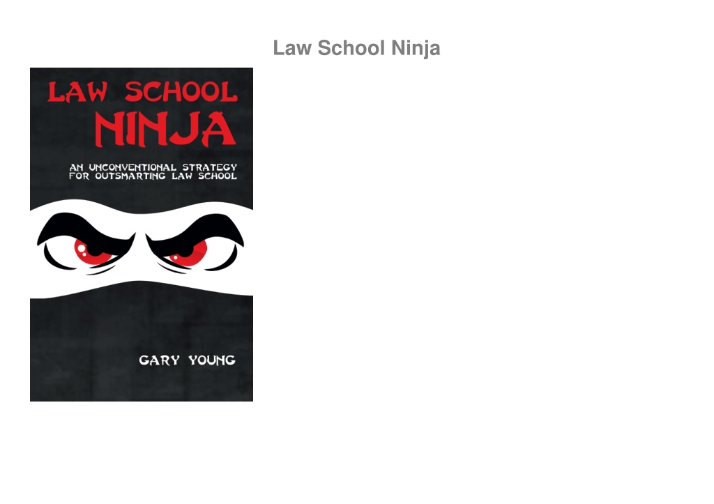 PPT - ‹download› book [pdf] Law School Ninja PowerPoint Presentation ...