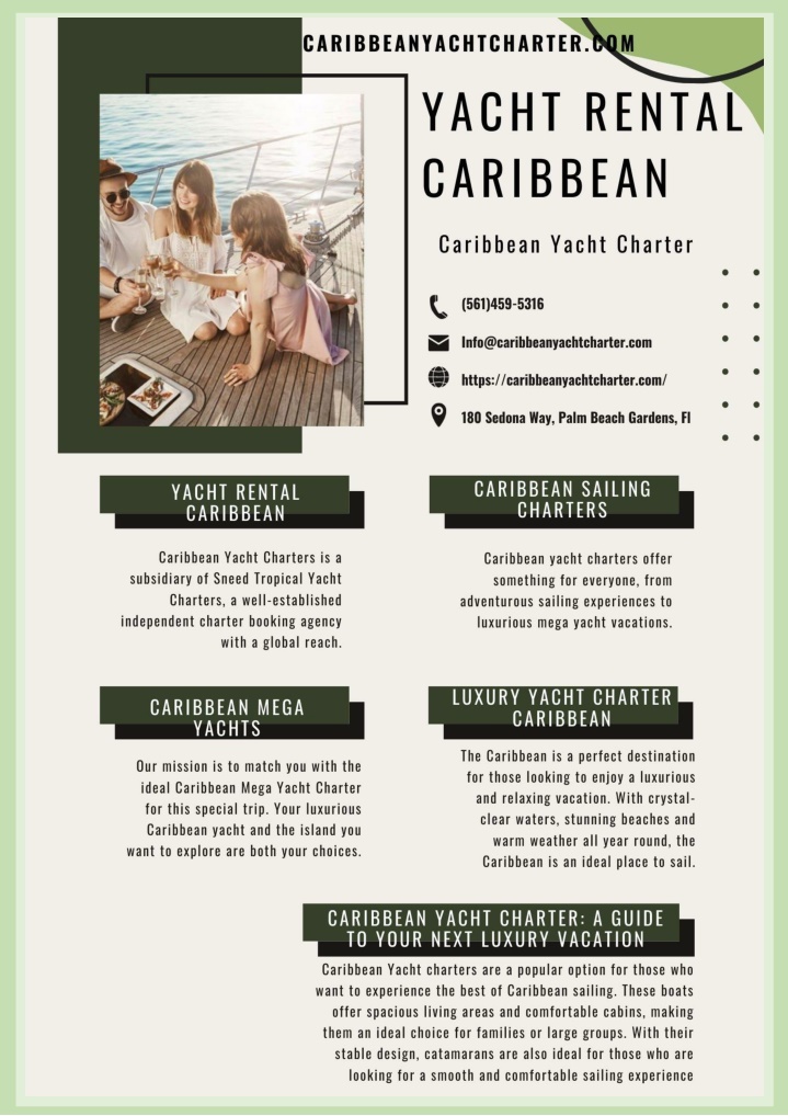 PPT - Caribbean Yacht Charter - A Guide to Your Next Luxury Vacation ...