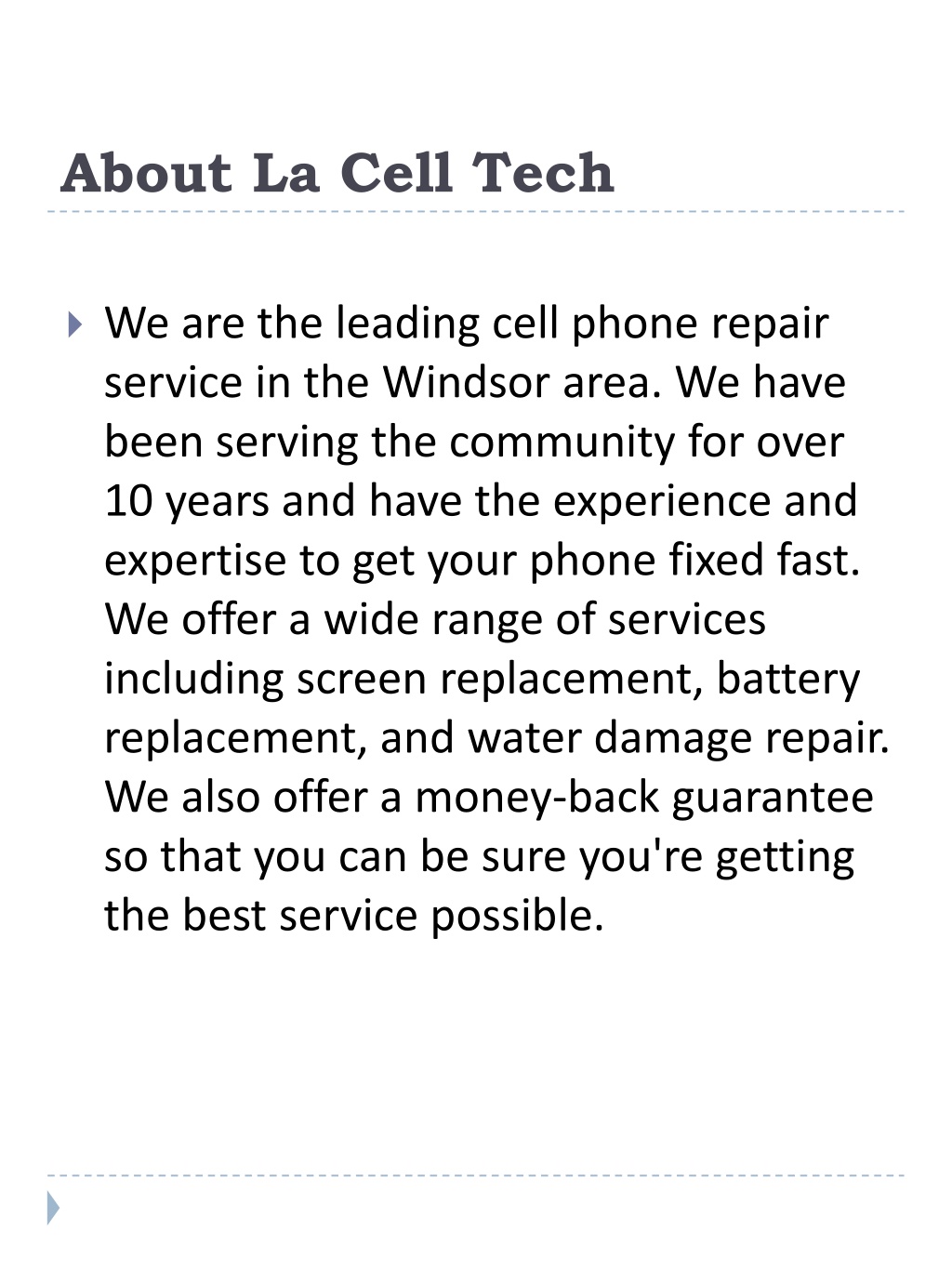 PPT - The Best Choice for Cell Phone Repair in Windsor PowerPoint ...