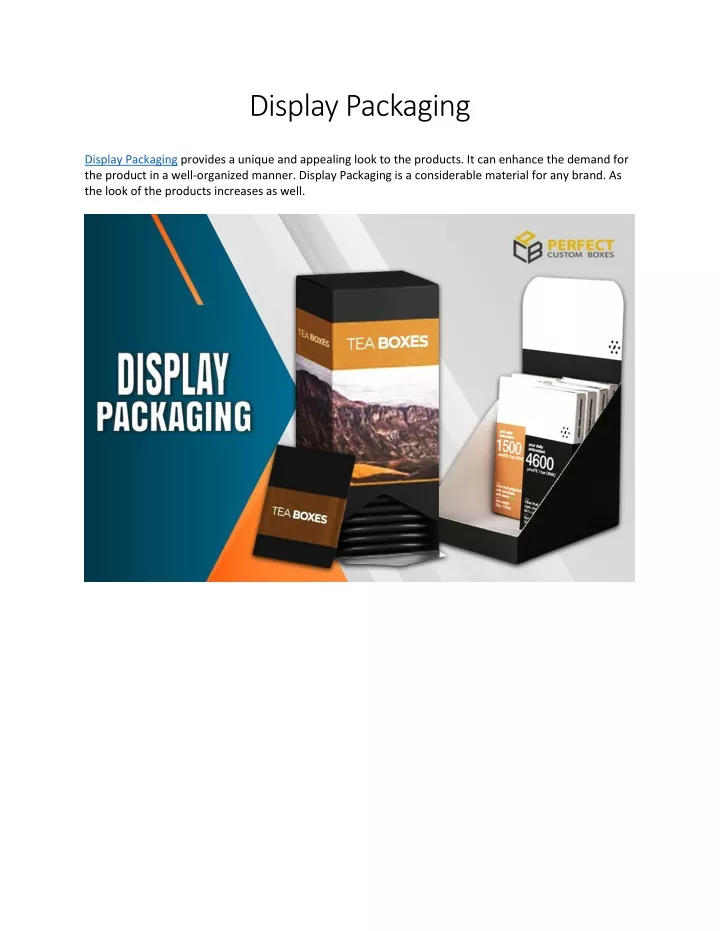 PPT - Display Packaging PowerPoint Presentation, free download - ID ...