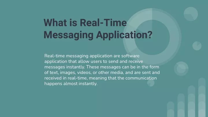 PPT - What is Real- Time Messaging Application PowerPoint Presentation ...