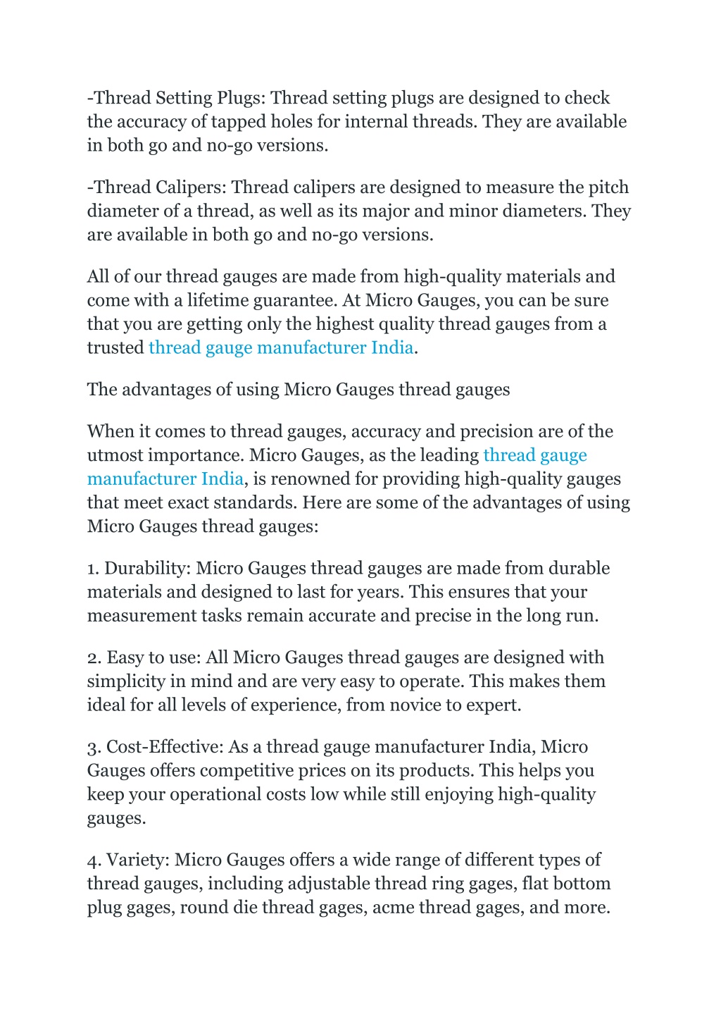 PPT - Looking for a trustworthy thread gauge manufacturer in India ...