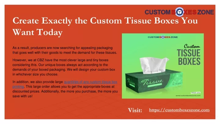 PPT - Custom Tissue Boxes PowerPoint Presentation, free download - ID ...