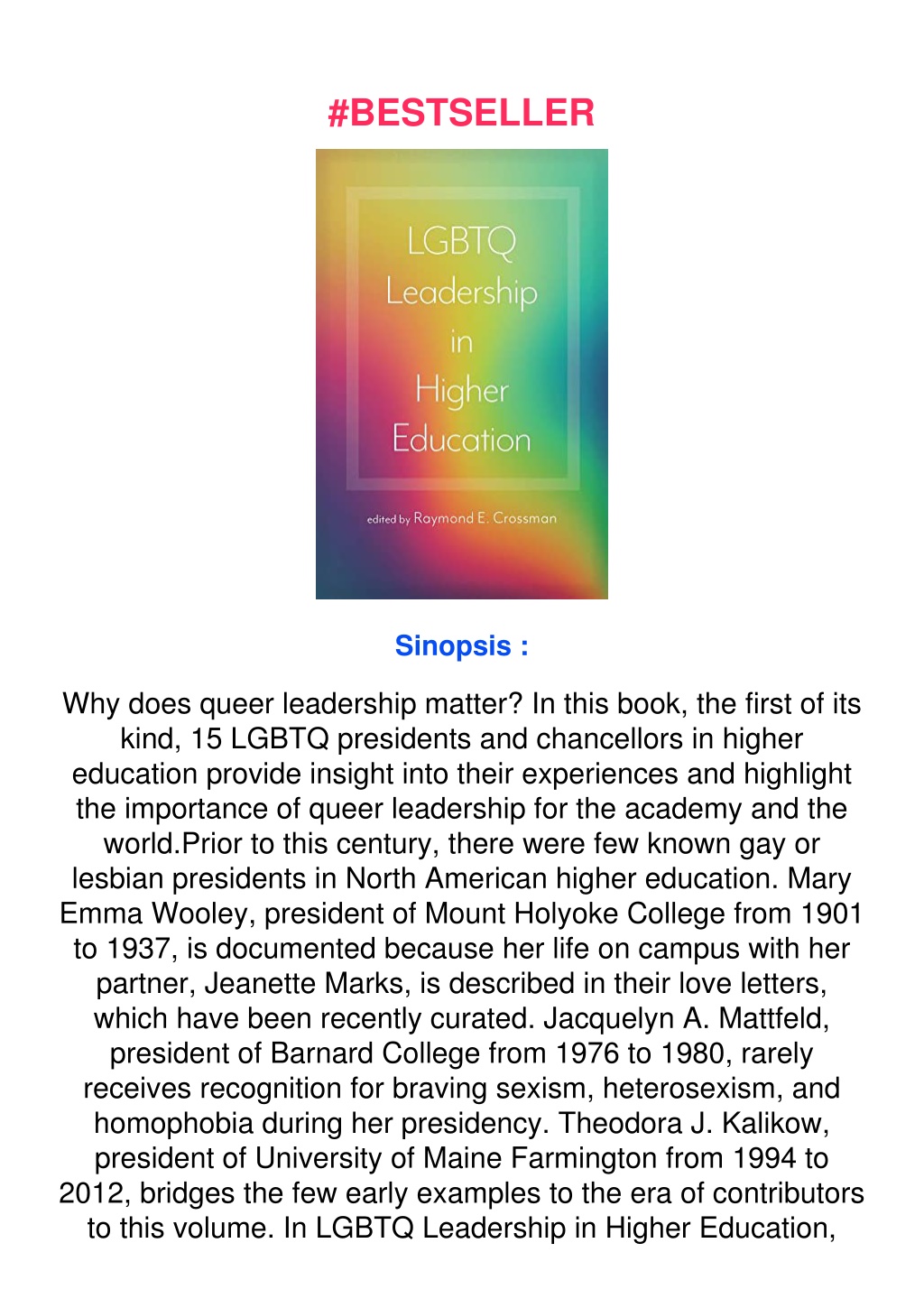 PPT - [ebook] download LGBTQ Leadership in Higher Education PowerPoint ...