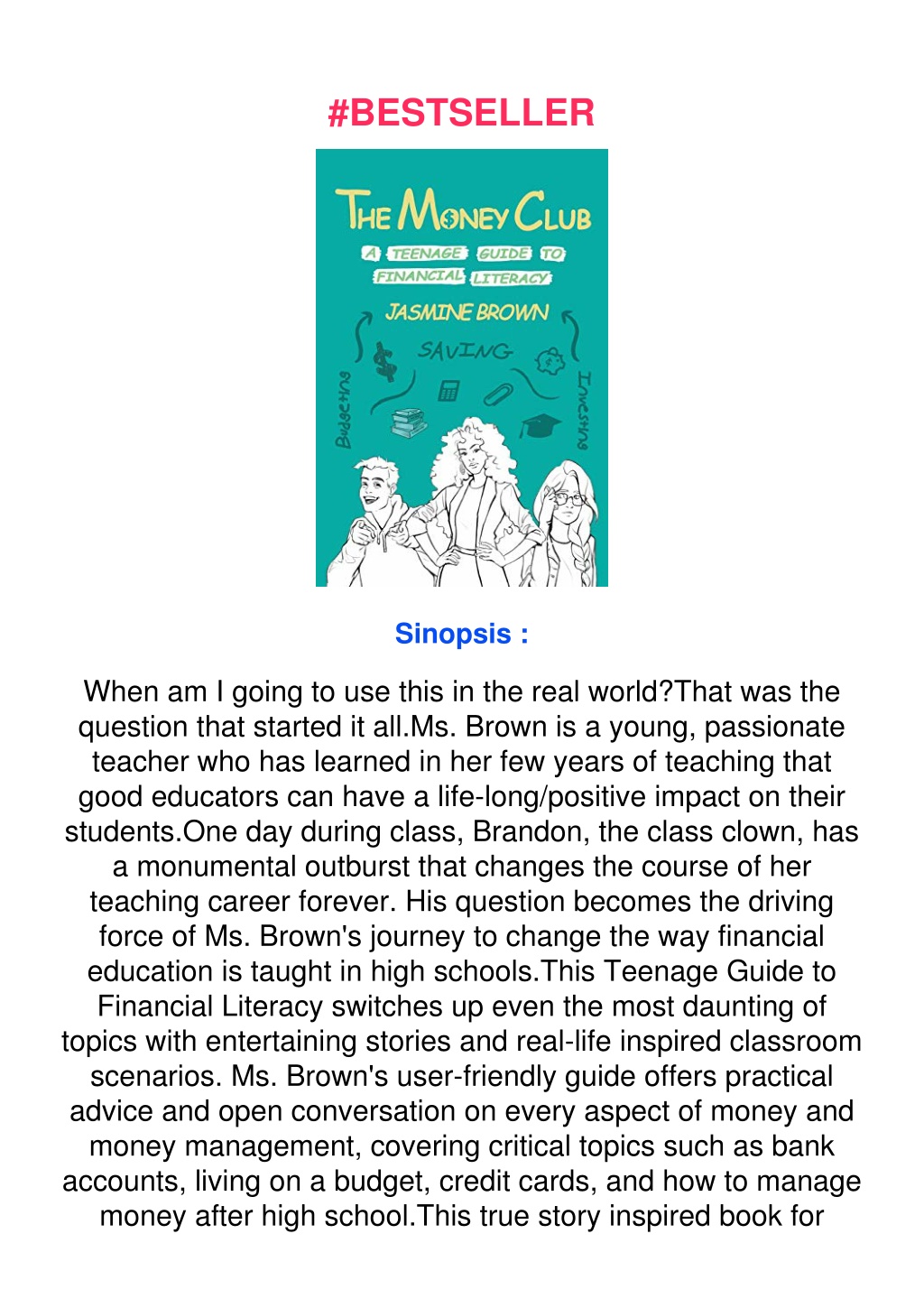 PPT - free download [pdf] The Money Club: A Teenage Guide to Financial ...