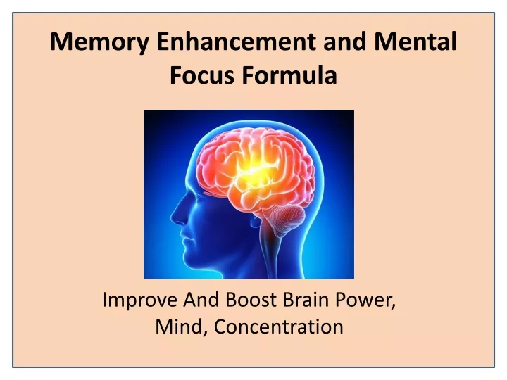 PPT - Brain Boost, Focus and Memory with Branole X Capsule PowerPoint ...