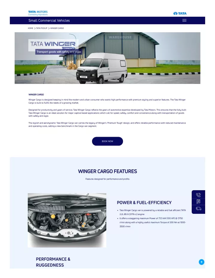 PPT - Winger cargo - Transport Goods with Safety and Style - TATA SCV ...