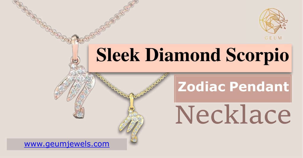 PPT - Sleek Diamond Scorpio Zodiac Pendant Necklace - A Timeless ...