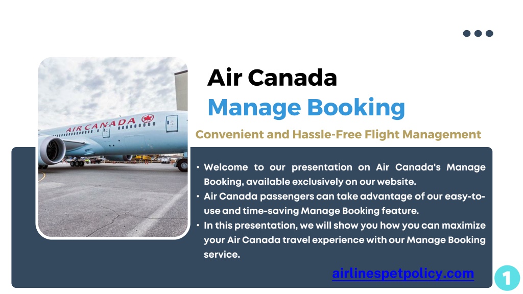 PPT - Air Canada Manage Booking PowerPoint Presentation, free download ...