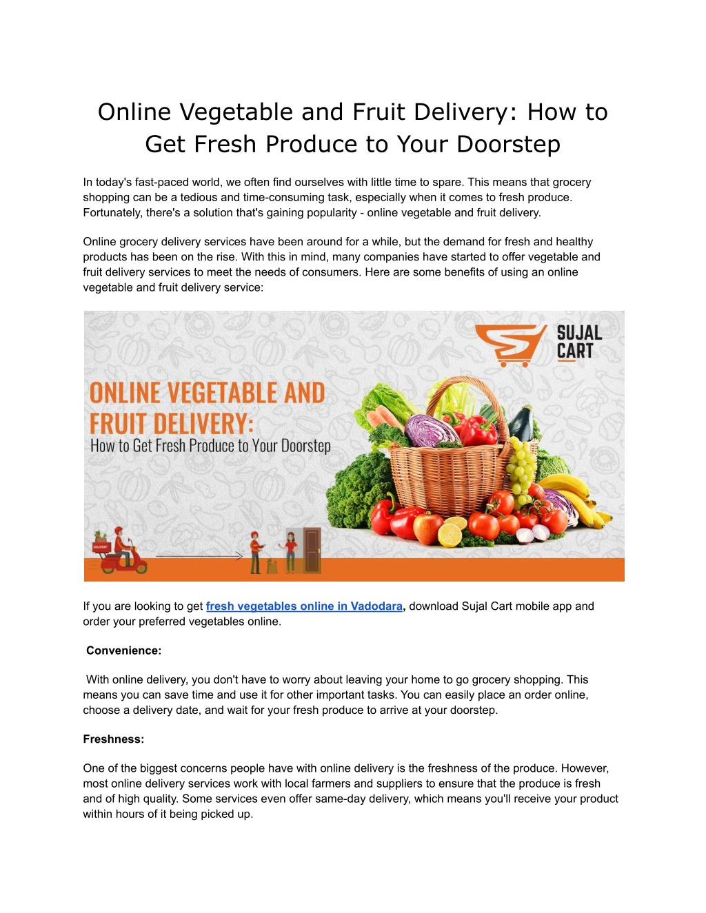 PPT - Online Vegetable and Fruit Delivery_ How to Get Fresh Produce to ...
