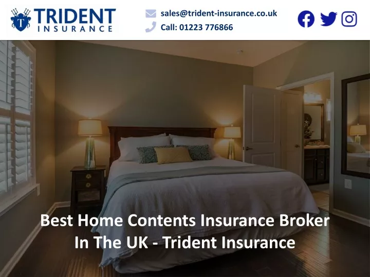 PPT - Best Home Contents Insurance Broker In The UK - Trident Insurance ...