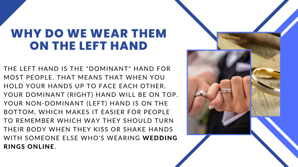 PPT - The Wedding Rings Why Wear Them PowerPoint Presentation, free ...