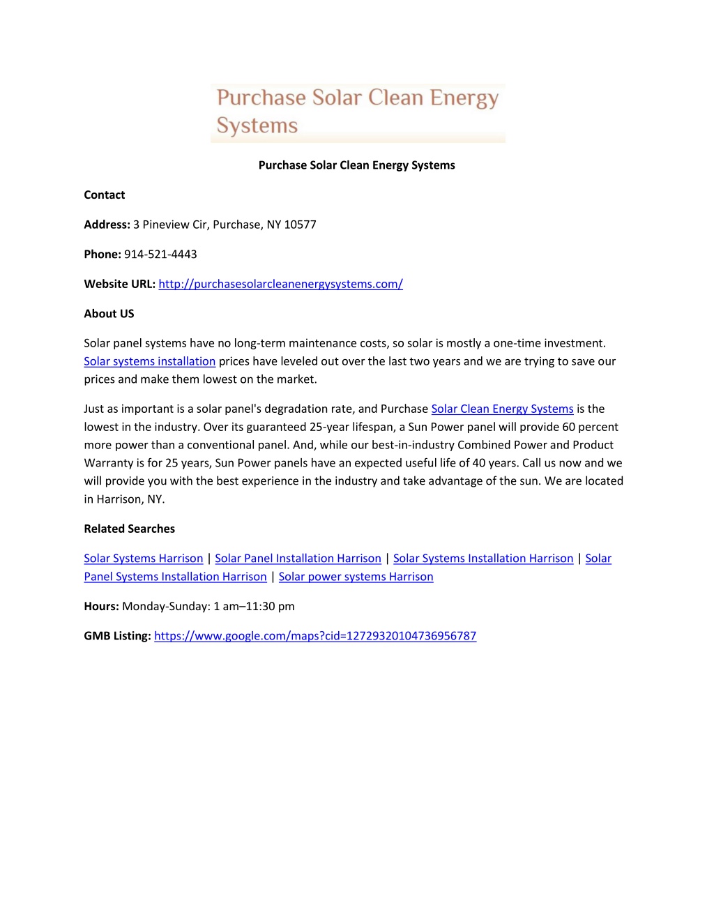 PPT - Purchase Solar Clean Energy Systems PowerPoint Presentation, free ...
