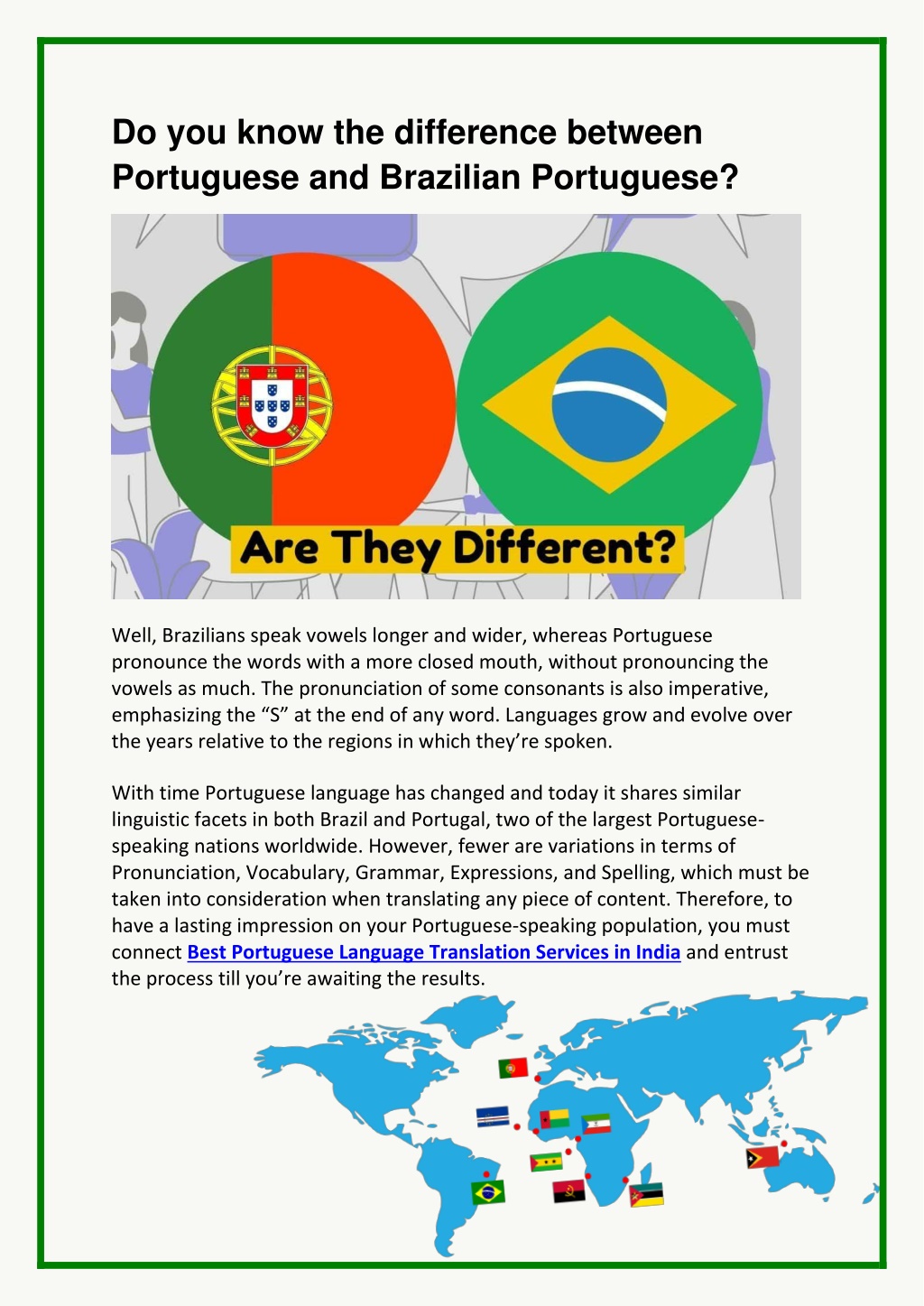 PPT - Best Portuguese Language Translation Services in India PDF ...