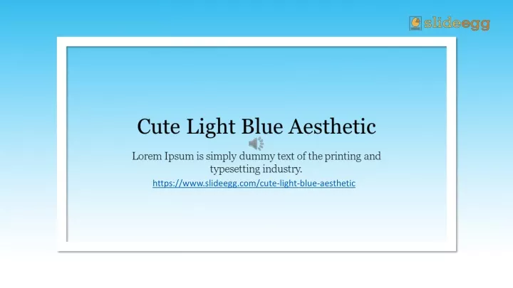 PPT - Light Blue Aesthetic PPT Presentation PowerPoint Presentation ...
