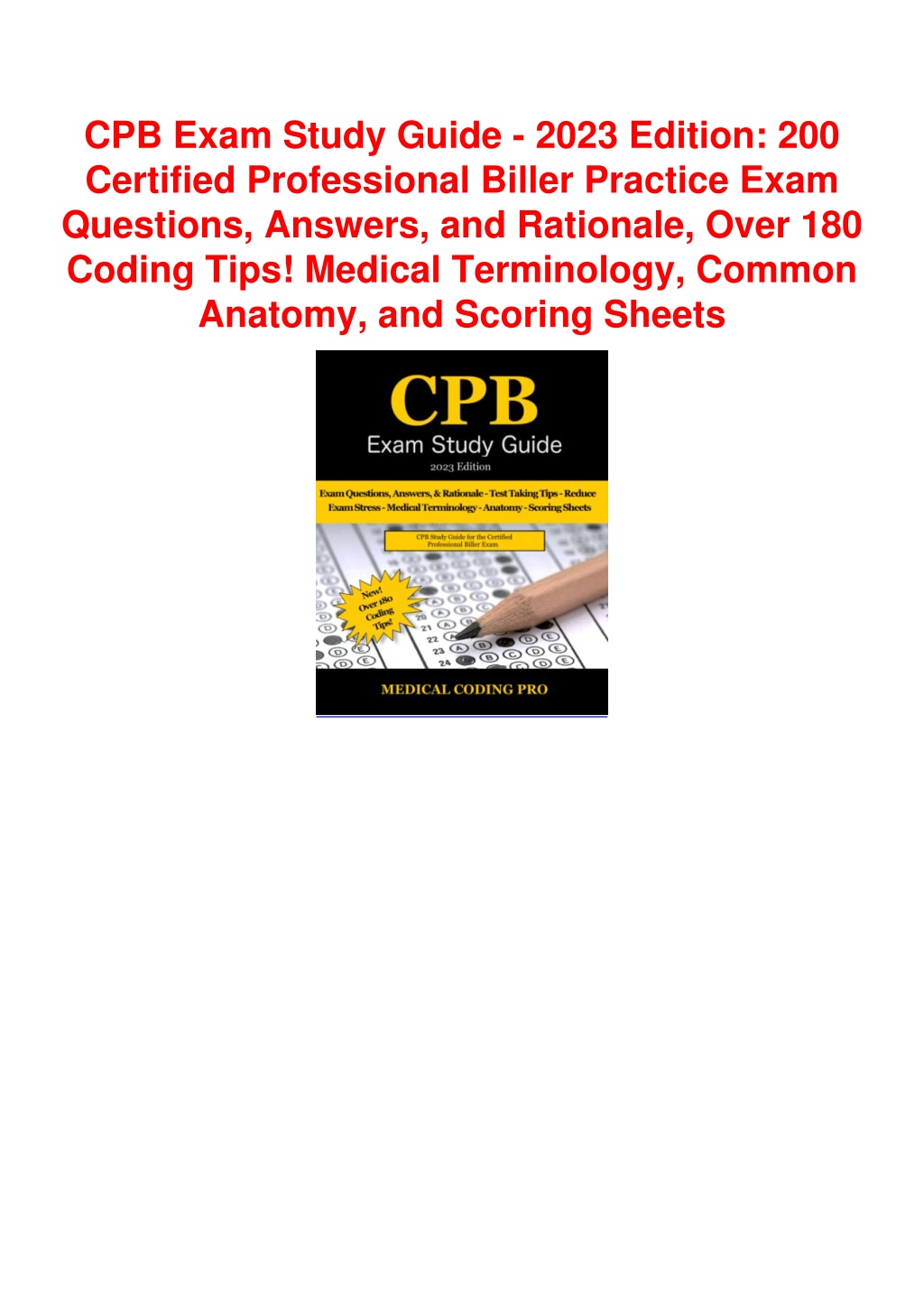 PPT - PDF/BOOK CPB Exam Study Guide - 2023 Edition: 200 Certified ...