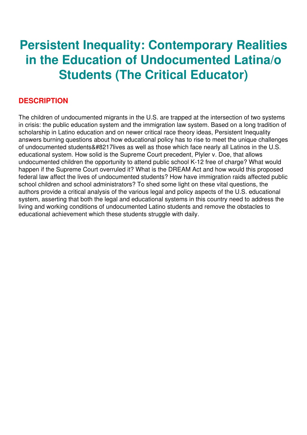 PPT - DOWNLOAD/PDF Persistent Inequality: Contemporary Realities in the ...