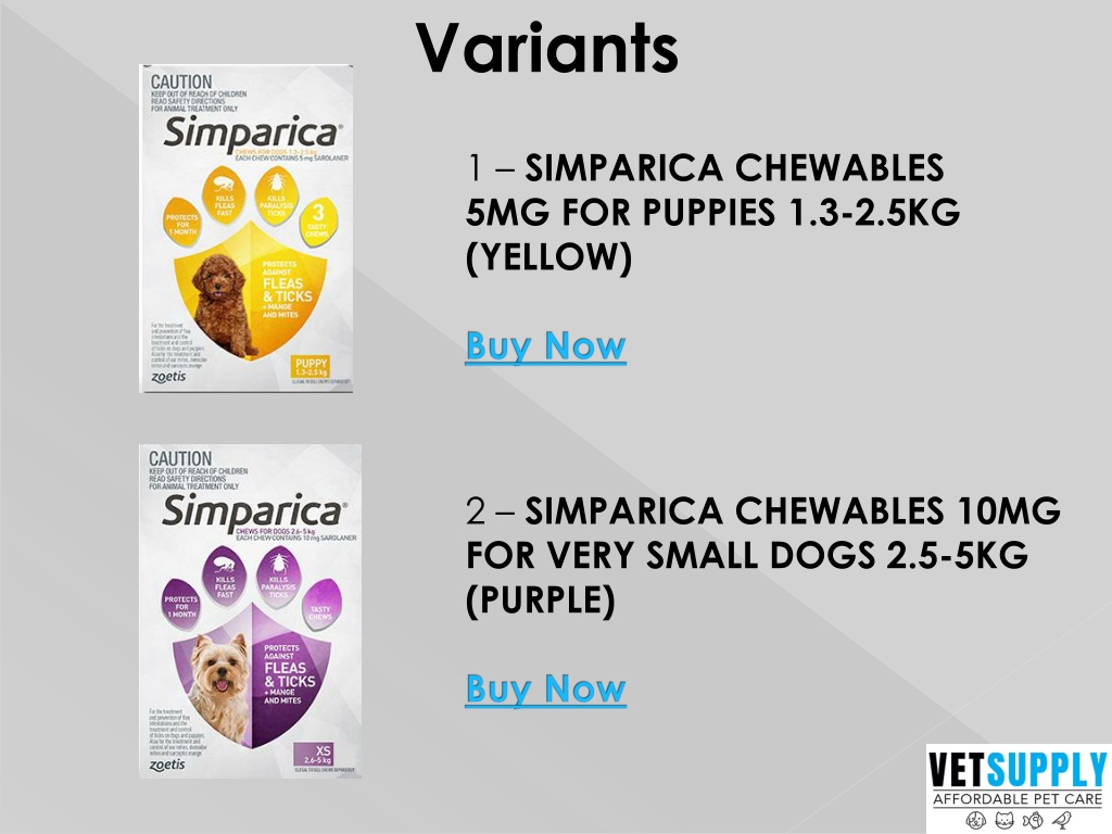 PPT - Simparica Chewables Flea and Tick Protection for Dogs | Dog ...
