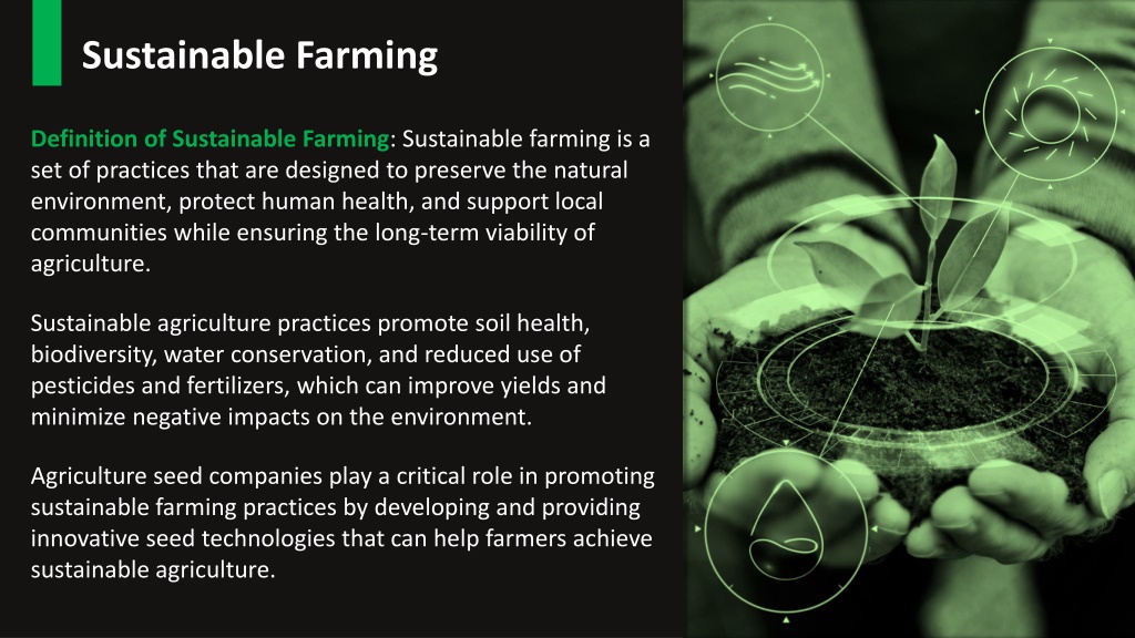 PPT - Adoption of Innovations and Technologies for Sustainable Farming ...