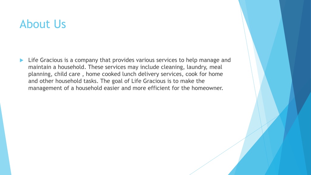PPT - Home Management Services Solutions by Life Gracious PowerPoint Presentation - ID:12008053